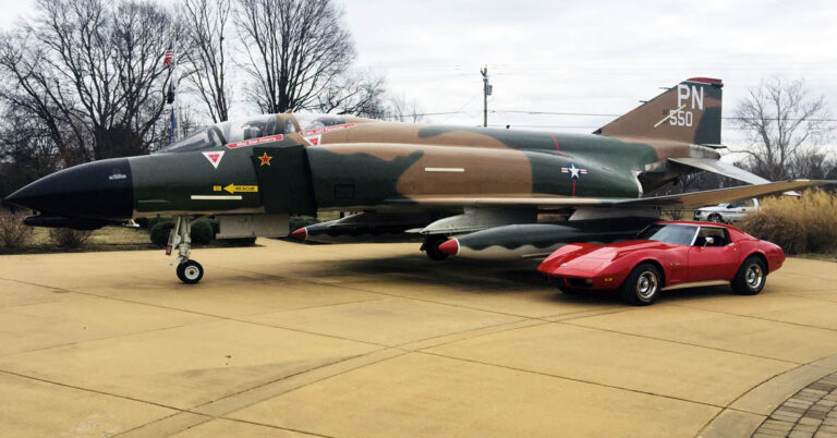 Corvettes with Fighter Jets - Aviation Heritage Park - Bowling Green, KY